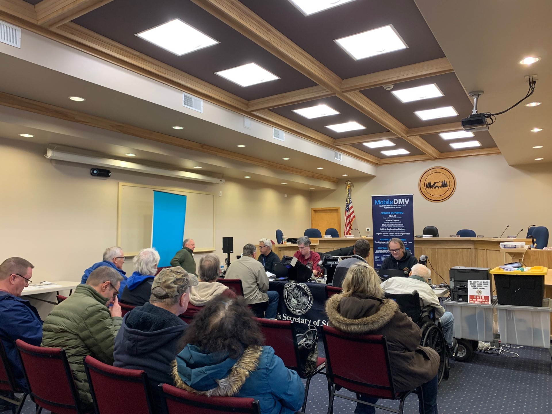 Mobile DMV Event Draws Packed House - Tom Weber